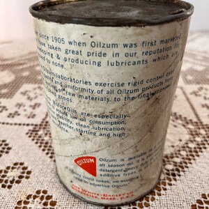 Oilzum Oil Cans Vintage Oil Can Motorcycle Memorabilia - Etsy