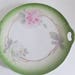 Floral German Cake Plate Antique Cake Plates Green and Pink - Etsy