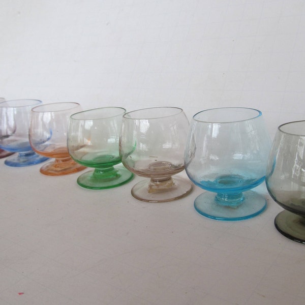 Colored Glass Stemware - Etsy