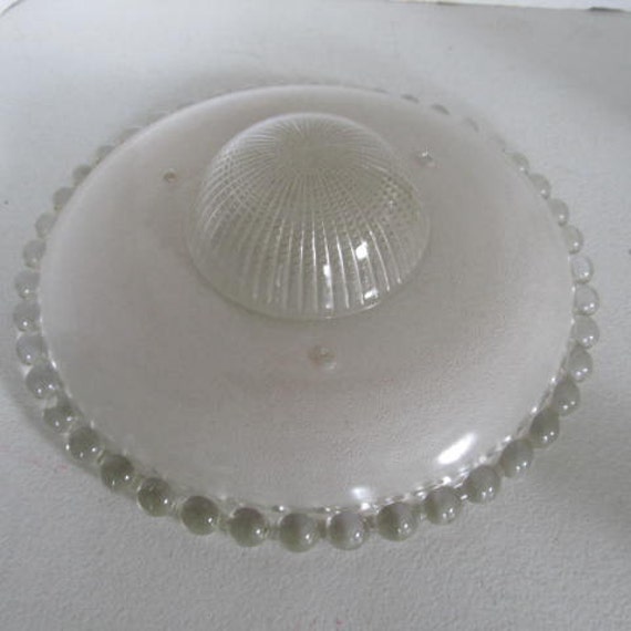 MCM Light Pink & Clear Ceiling Light Shade Glass Lamp Shade - Etsy