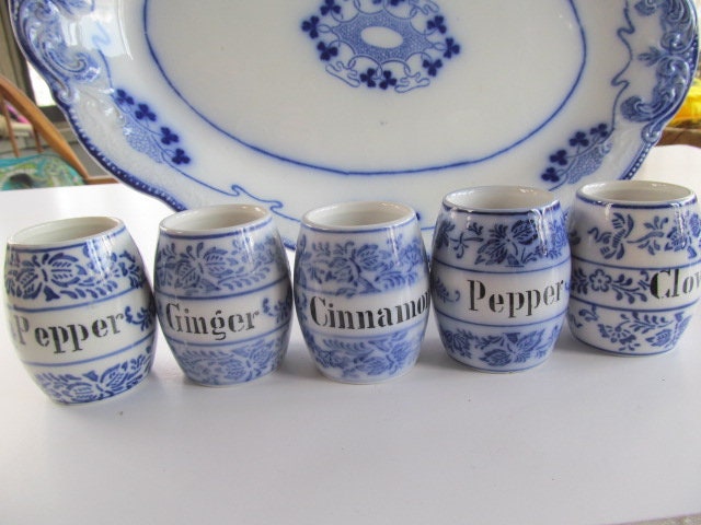 Lorne Grindley Flow Blue Replacement China Serving Platter Shamrock ...