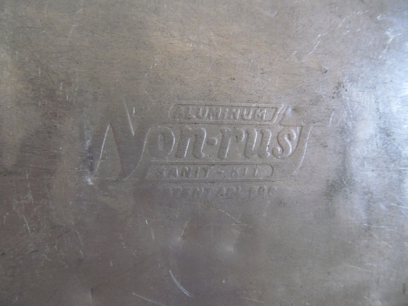 Dome Top Lunch Box Lunch Box Metal Lunch Pail Aluminum Sanit Non Rust ...