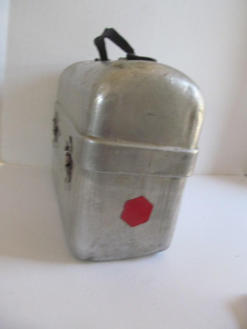 Dome Top Lunch Box Lunch Box Metal Lunch Pail Aluminum Sanit Non Rust ...