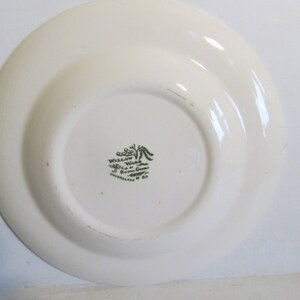 Dinner Plate Red Transferware Willow Pattern Royal Conway Red and White ...