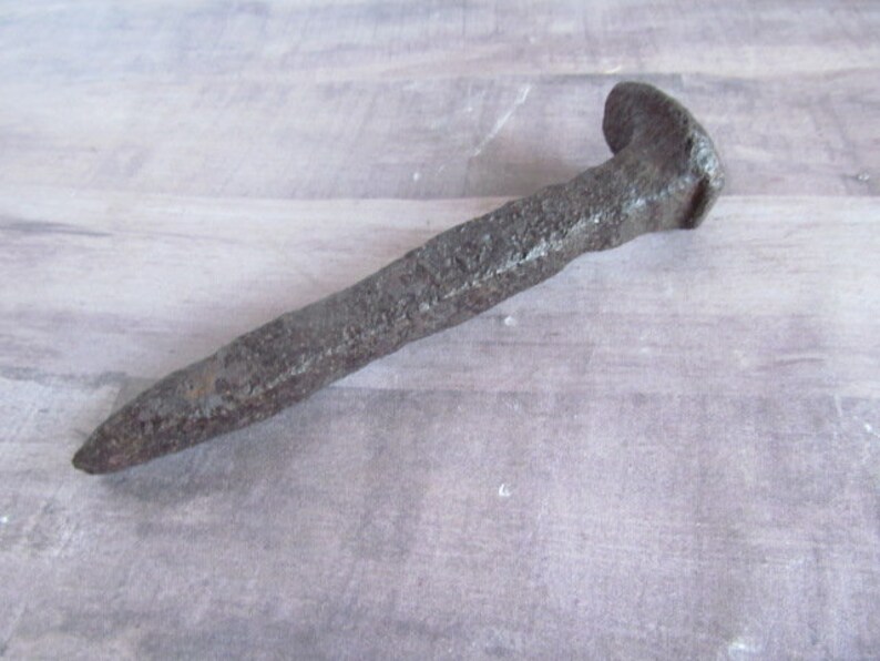 Antique Cast Iron Railroad Spikes Victorian Salvage Metal | Etsy