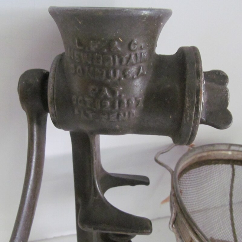 Antique Meat Grinder - Etsy