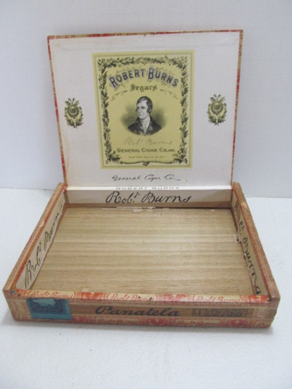 Inside Antique Cigar Boxes 1940s Wooden Cigar Box – Lost And Loved