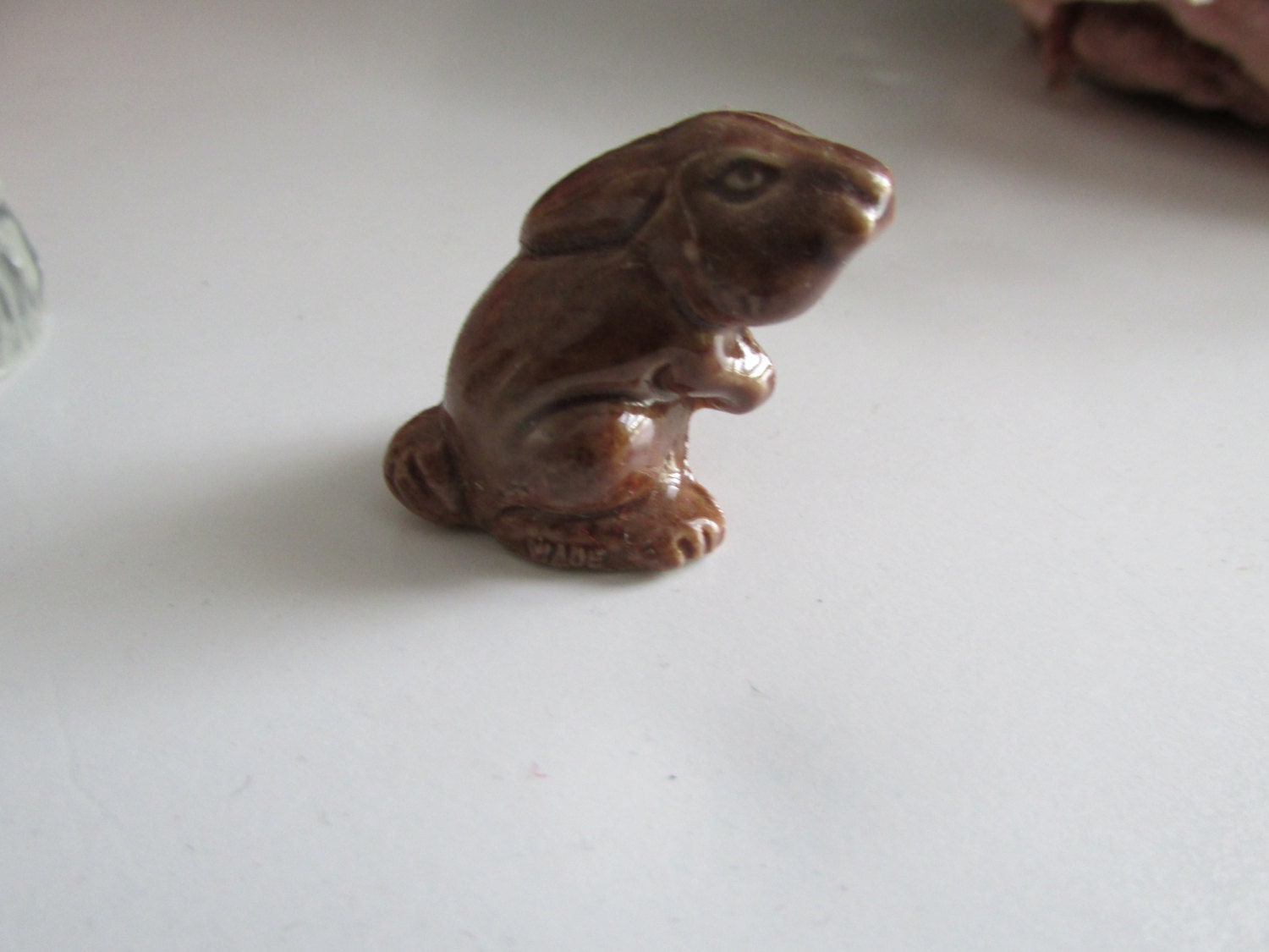 Rabbit Figurine English Wade Red Rose Tea Figurines Bunny Wade | Etsy