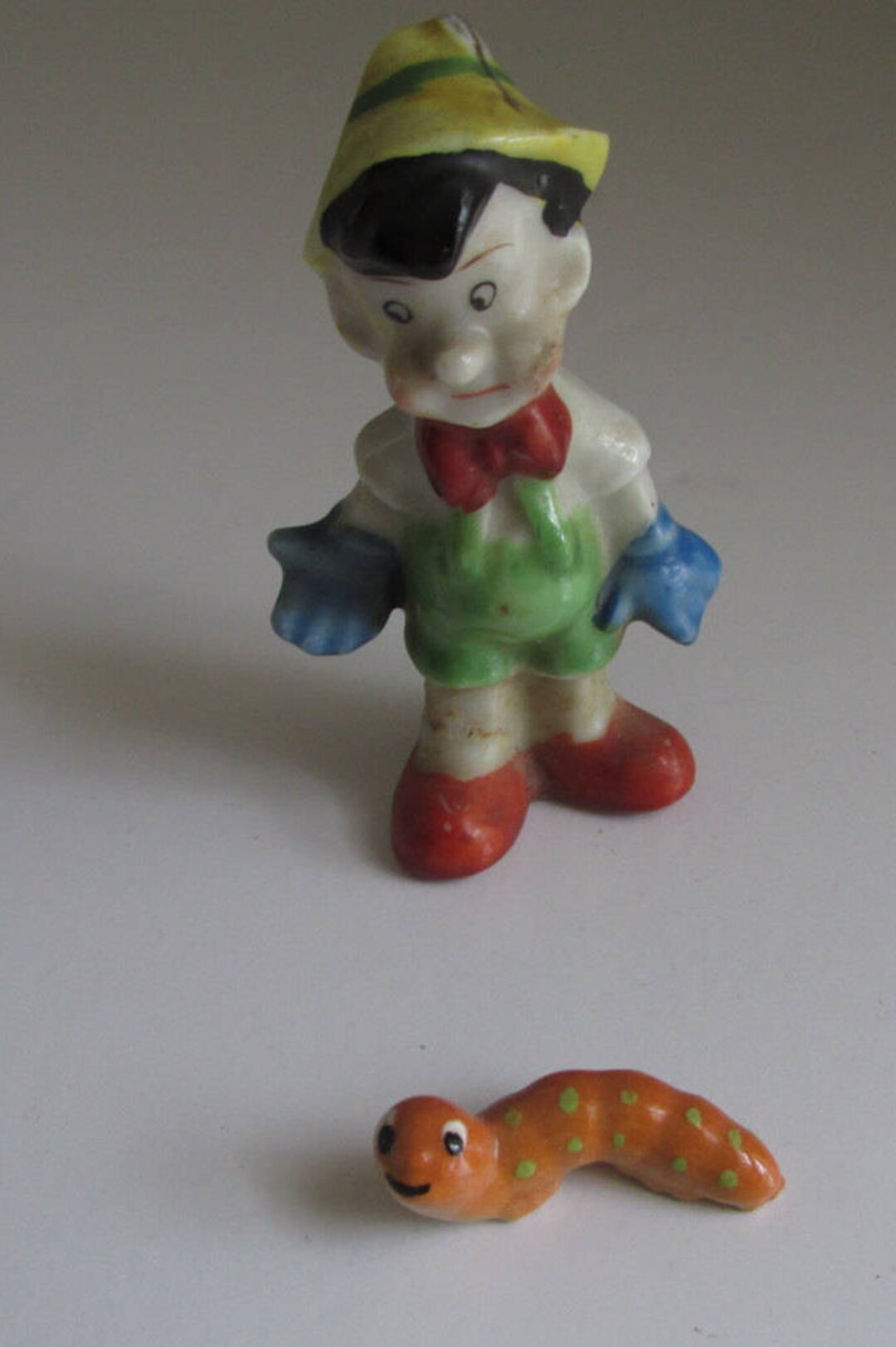 1940s Bisque Pinocchio Figurine Miniature Walt Disney Pinocchio ...