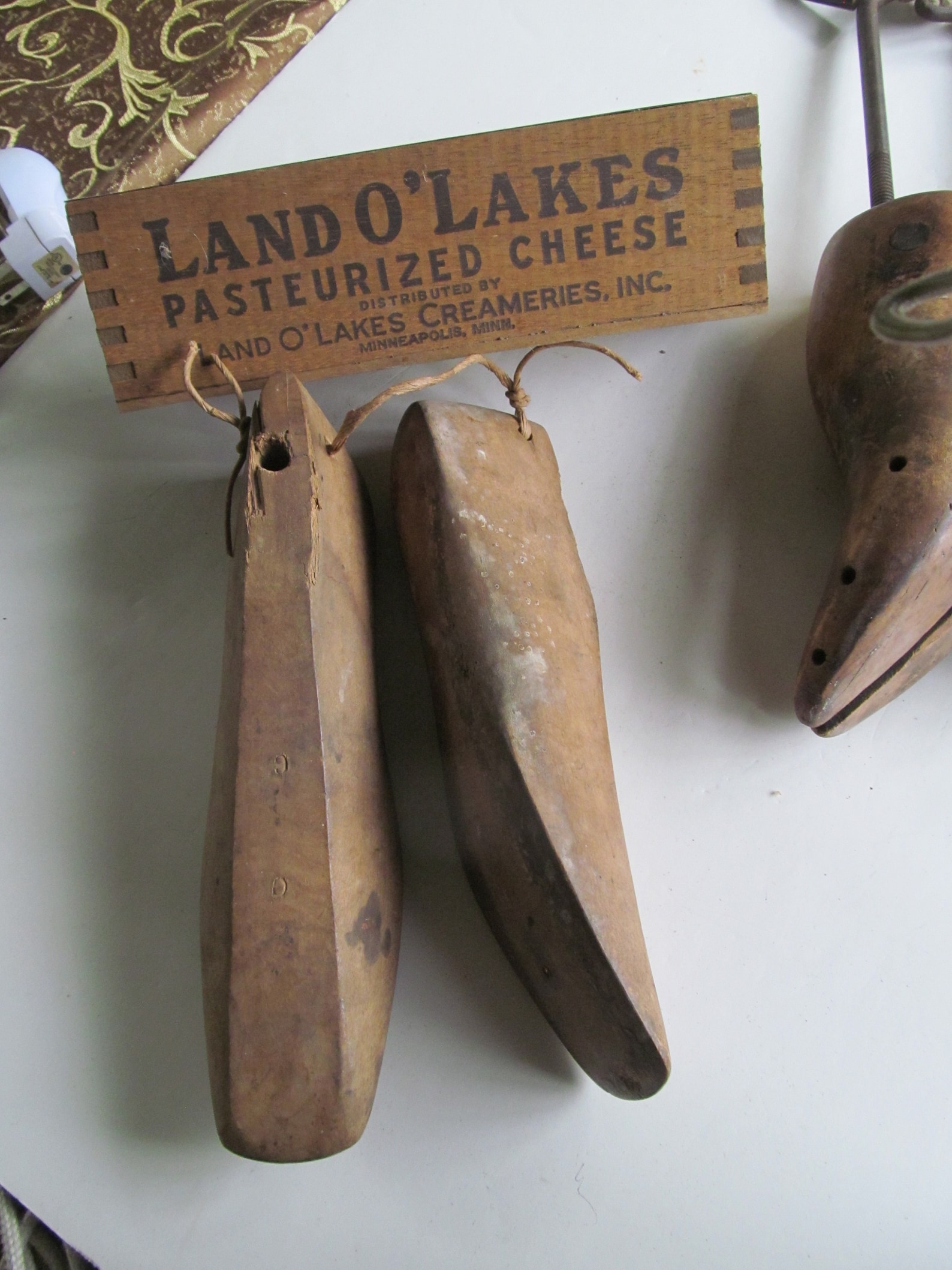 Wooden Shoe Last Cobbler Shoemaker Handmade Leather Shoes Primitive ...