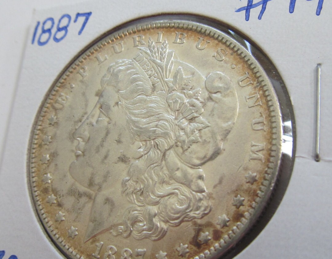 1887 Silver Dollar Antique Coins Morgan Dollar 1887 USA Silver Coins ...