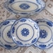 Lorne Grindley Flow Blue Replacement China Serving Platter Shamrock ...