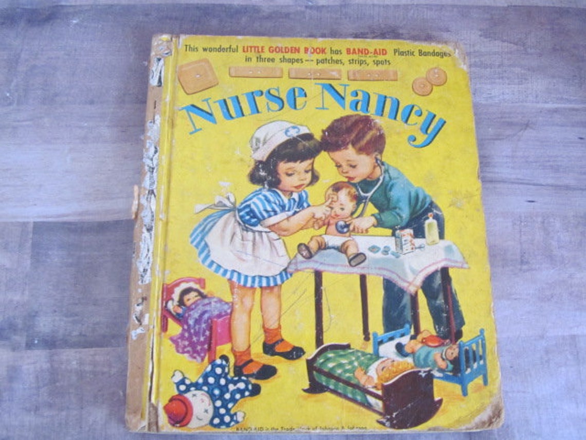 Nurse Nancy Book Kids Book Little Golden Book Frontline | Etsy