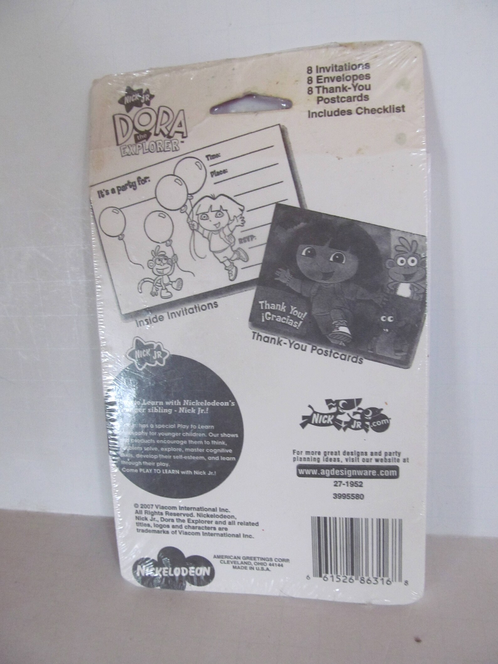 Dora Birthday Party Invitation Cards Envelopes Thank You Dora - Etsy