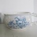 Lt Blue Chamber Pot and Slop Bucket Wheeling Pottery Chamber Pot ...