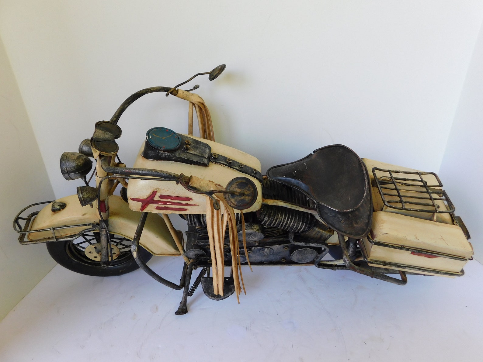 Huge Metal Motorcycle Leather Tassle Handlebarstoys Motorcycle - Etsy