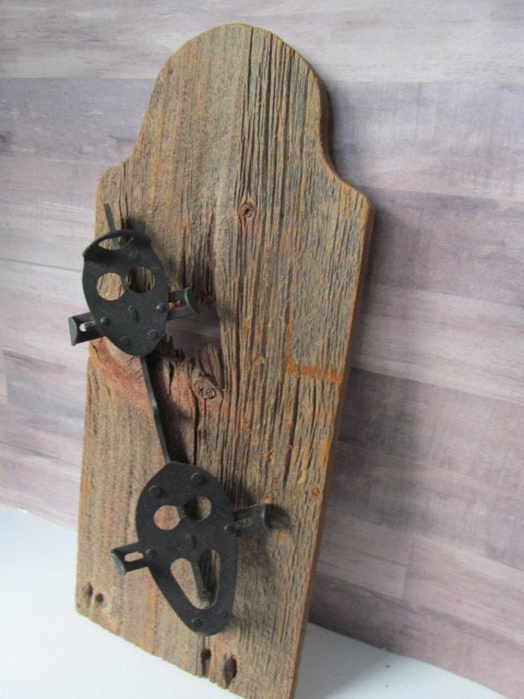 Antique Barn Board Antique Ice Skates Front Door Decor Rustic Cabin ...