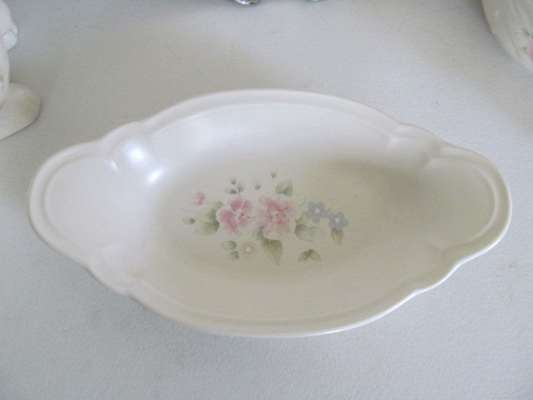 Pfaltzgraff Tea Rose Pattern Au Gratin Serving Dish Casserole Serving ...