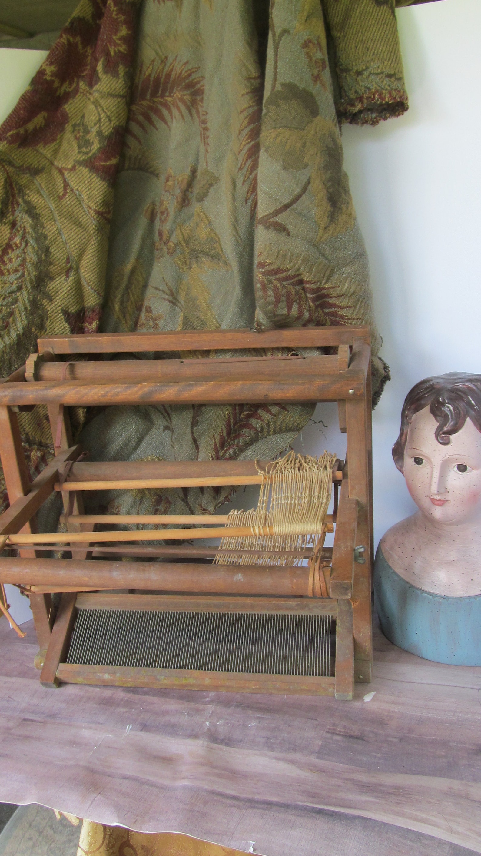 Antique Table Top Weaving Loom Antique Wooden Loom Textile | Etsy