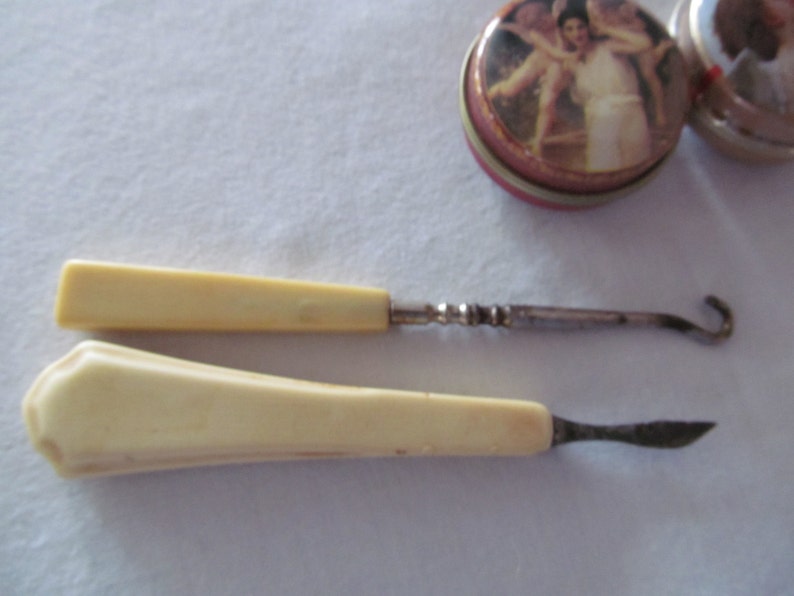 Victorian Boot Hook Edwardian Corset Hook Tool Antique - Etsy