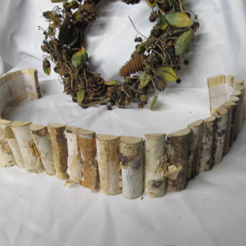 Birch Bark Wreath - Etsy
