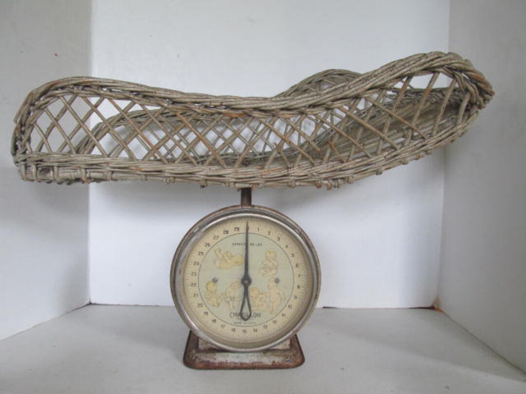 Antique Baby Scale Capacity Chatillon Baby Shower Gift Nursery Room ...