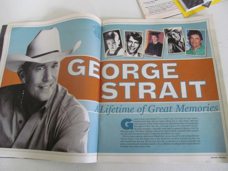 George Strait Magazine Country Music Weekly Magazine Travis Tritt ...