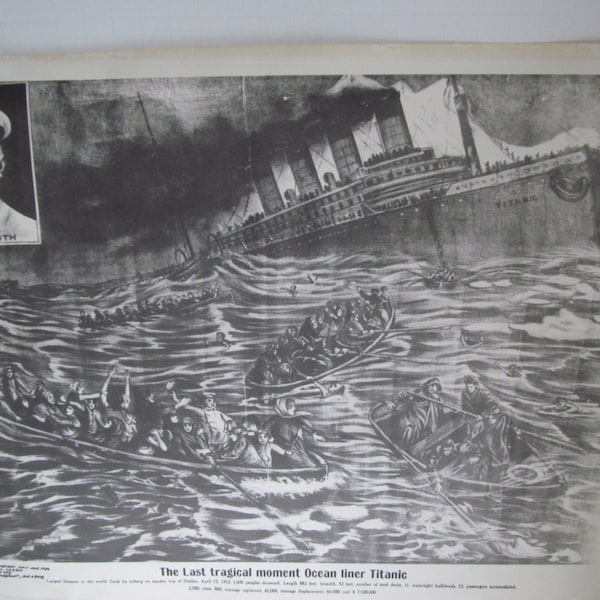 Rms Titanic Drawing - Etsy