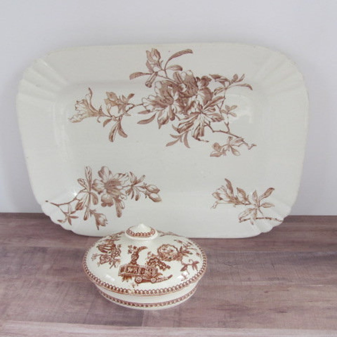 Extra Large Meat Platter Turkey Platter LARGE Platter Brown ...