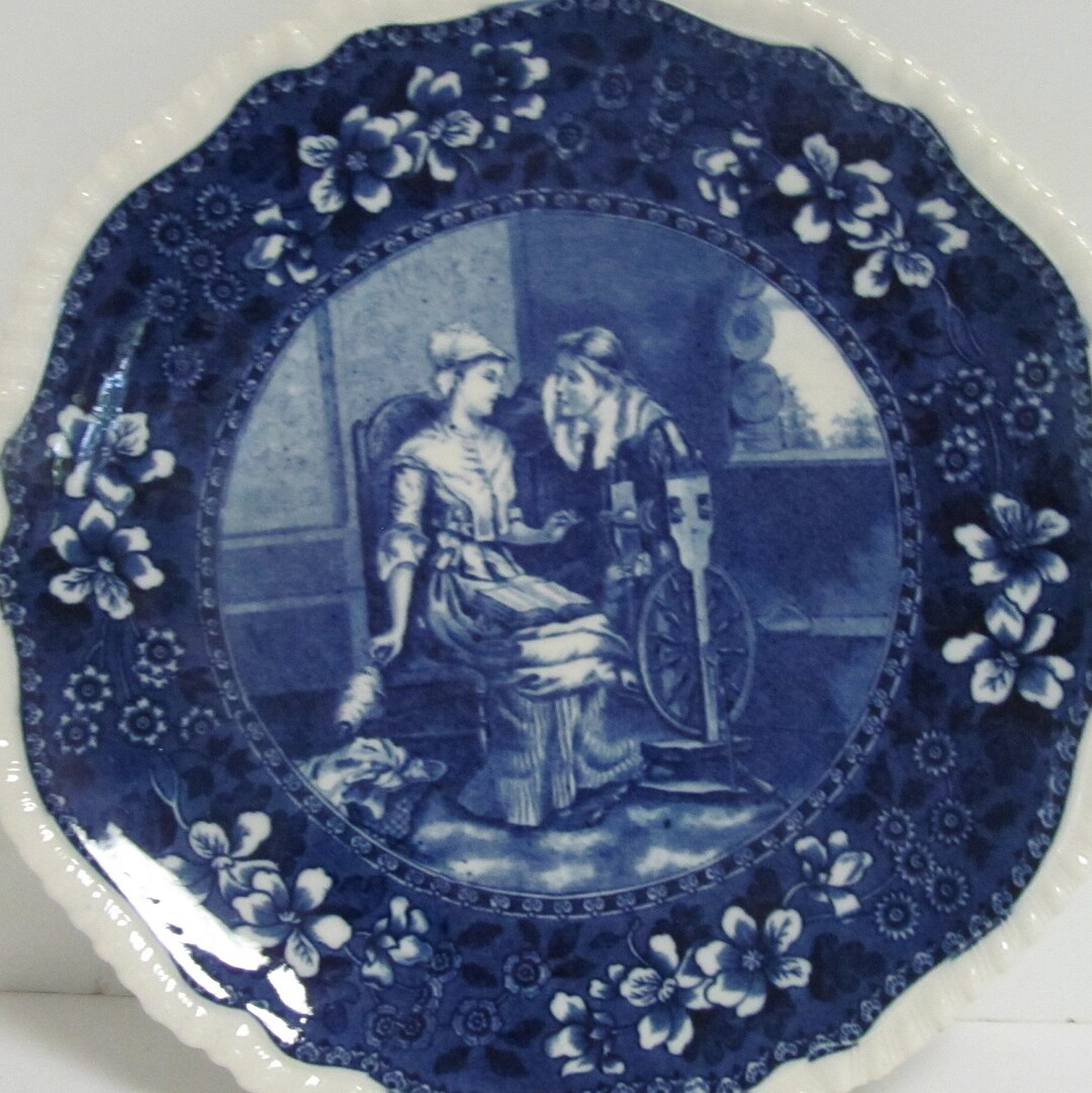 Blue Transfer Ware Blue Plates Copeland and Sons Blue Transferware ...