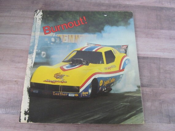 Burnout Funny Car Races Book Drag Racing Funny Cars 1970s | Etsy