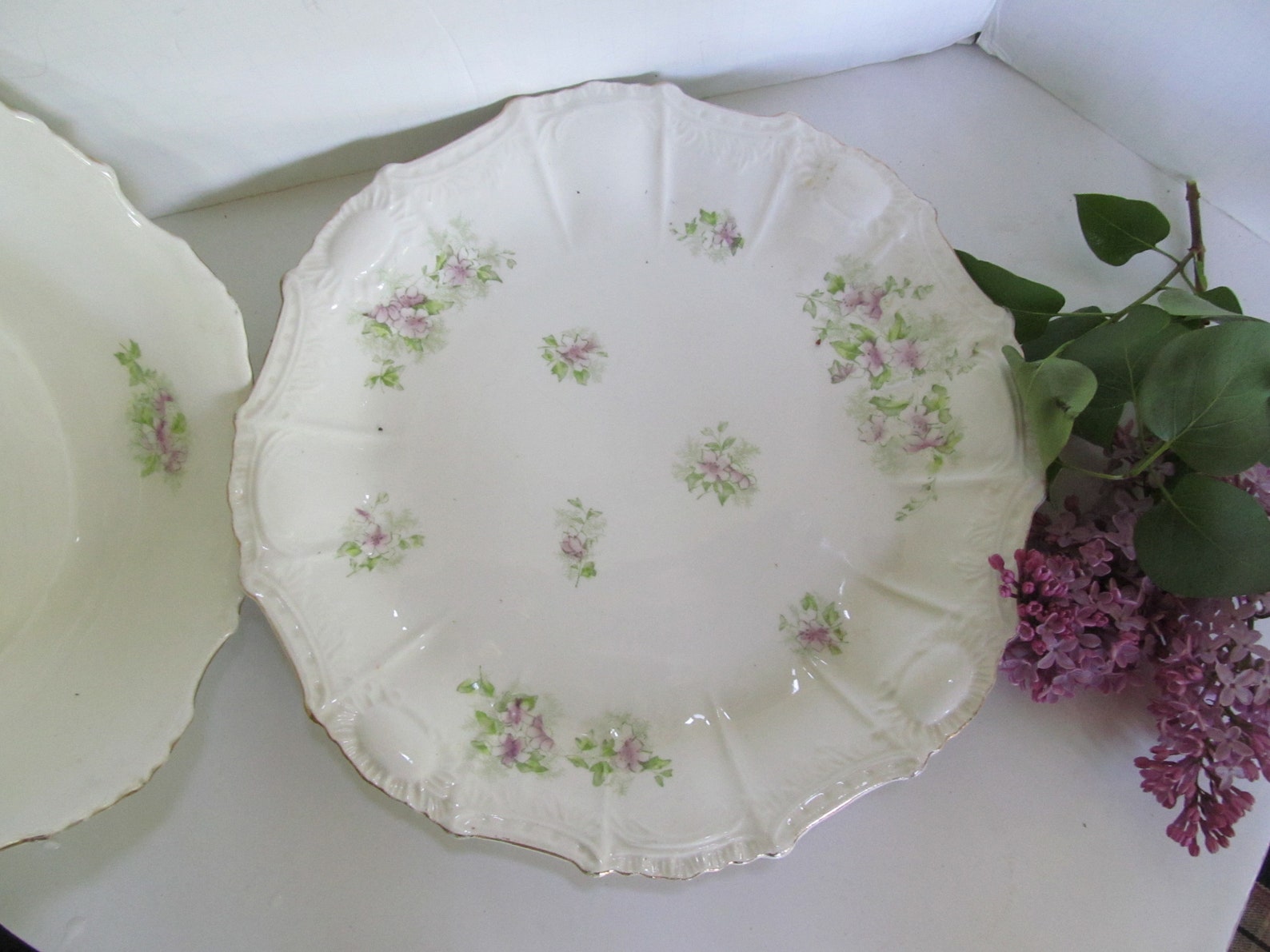 Wedding Serving Set Platter and Bowl Warwick China Porcelain | Etsy