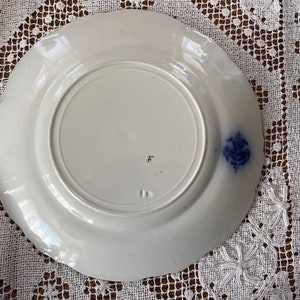 Rare Flow Blue the Holland Pattern Alfred Meakin Flow Blue China Plate ...