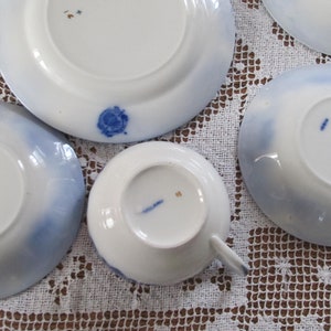 Stunning Flow Blue Dinnerware Set Large Flow Blue Set Grindley Idris ...