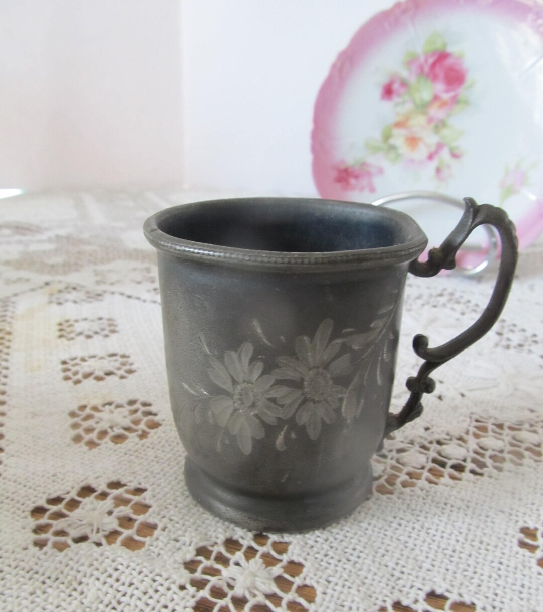 Victorian Silver Plate Cup Antique Baby Cups Victorian Silver Cup ...