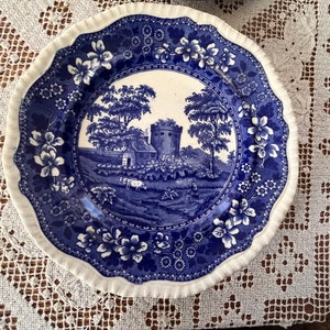 Cobalt Blue Spode Tower Spode Castle Copeland Spode Tower England ...