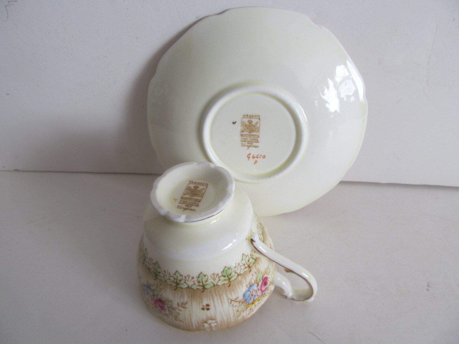 Pastel Yellow Tea Cups Paragon by Appointment Virginia China | Etsy