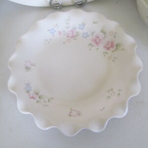 Pfaltzgraff Tea Rose Ruffled Edge Bowl Serving Platter Pfaltzgraff Tea Rose Pattern Pfaltzgraff ...
