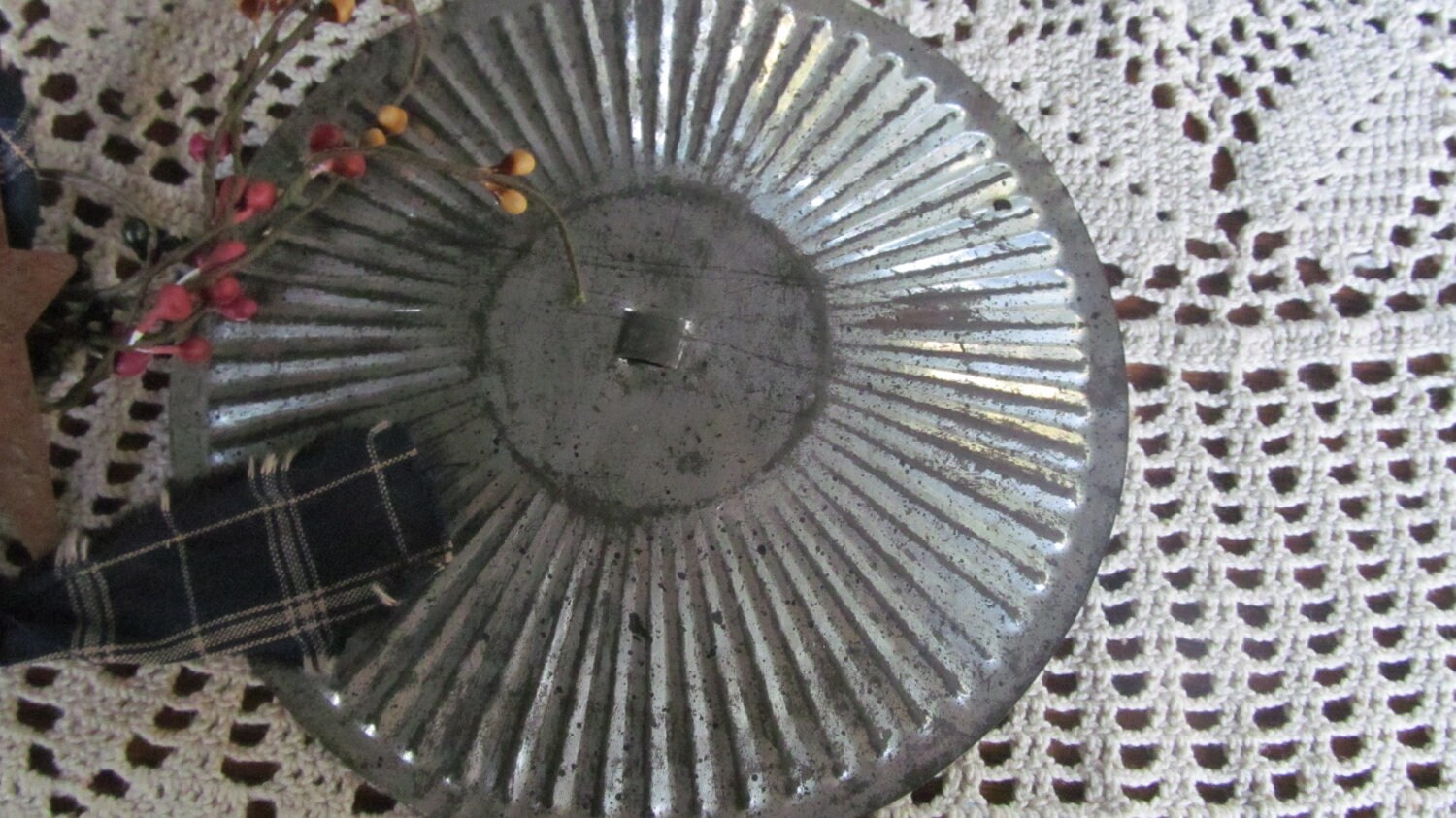 Primitive Country Farmhouse Decor Tin Rippled Cover Great - Etsy