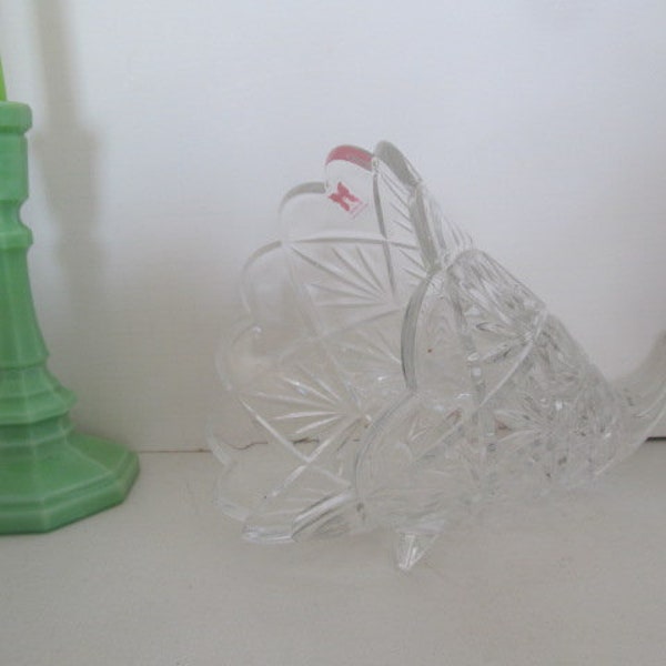 Crystal Cornucopia Vase - Etsy