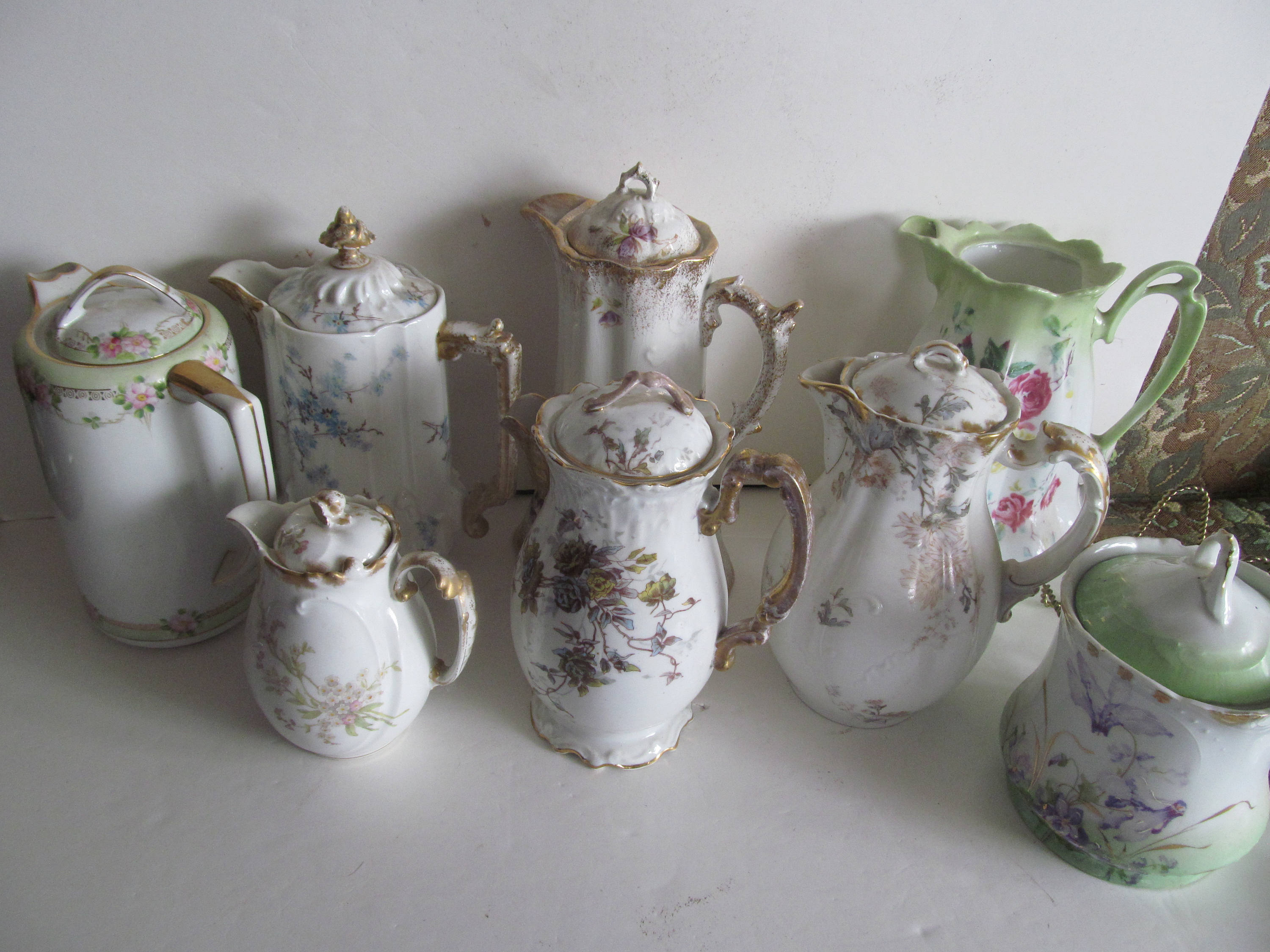 Beautiful Antique Limoges Chocolate Pot Blue Tea Pot Limoges | Etsy UK