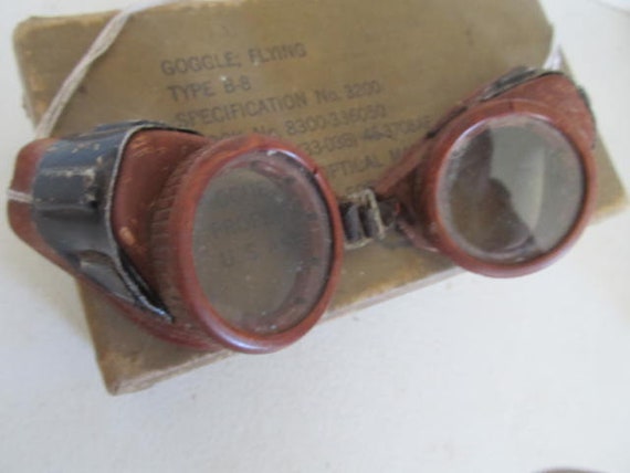 US Air Force Flying Goggles Military US Army Army Mem… - Gem
