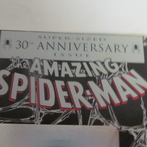 Marvel Comics Spiderman Comic Book 30th Anniversary Spiderman Marvel ...