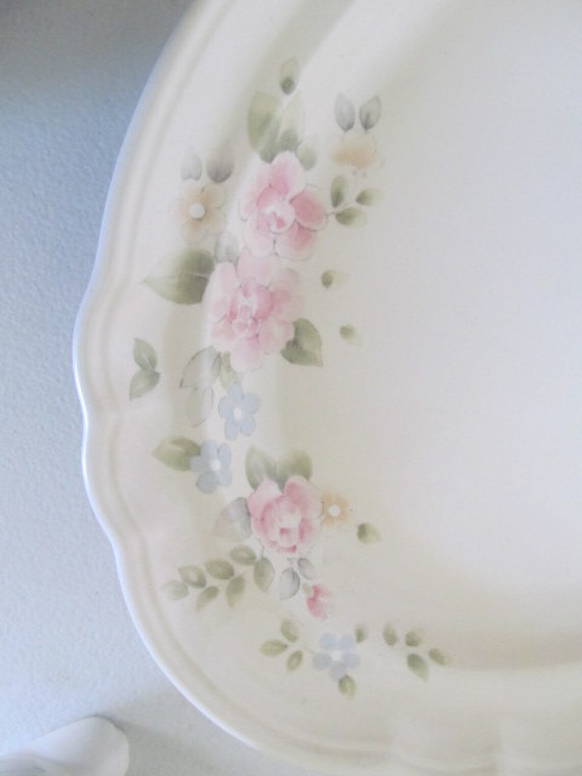 Pfaltzgraff Tea Rose Pattern Platter Large Platter From the | Etsy