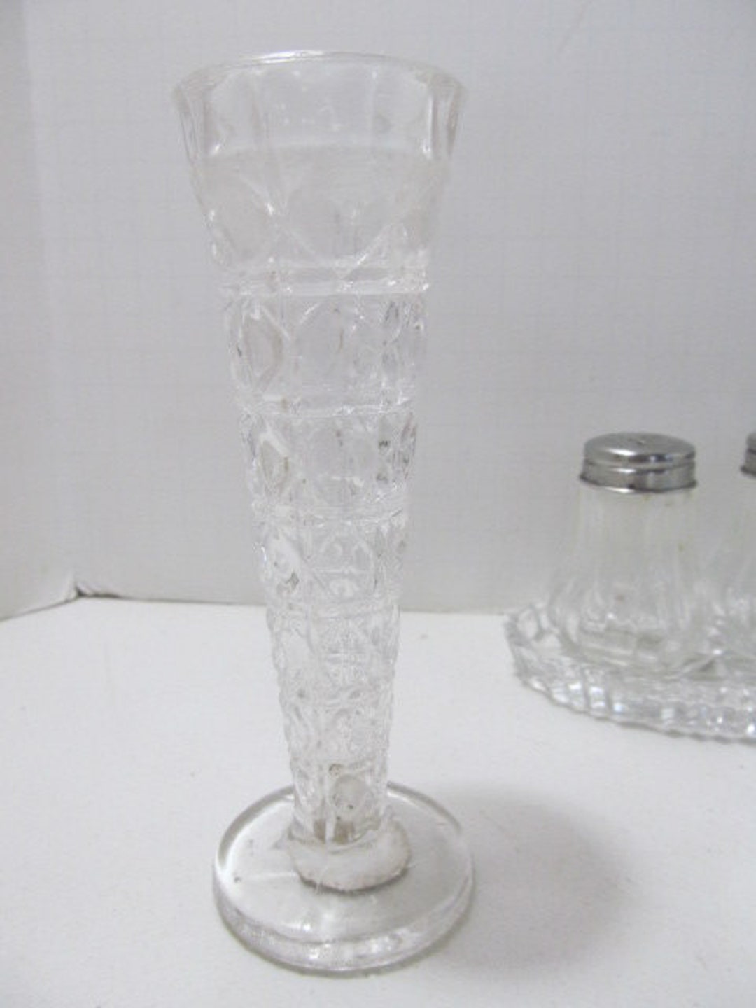 Bleikristall Lead Crystal Vase Artmark Clear Glass Floral Vase Floral ...