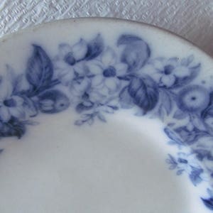 Rare Flow Blue Orange Border Pattern Serving Platter Blue Platters ...