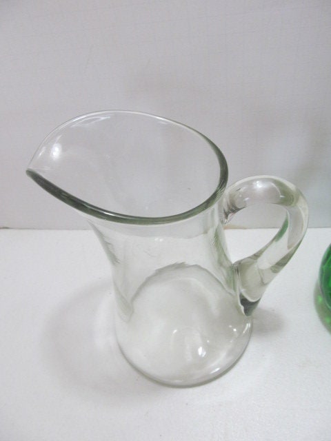 Water Pitcher Clear Glass Pitcher Iced Tea Pitcher Set Iced | Etsy