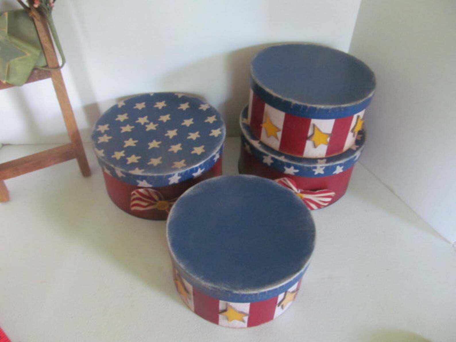 Primitive Stacking Boxes Nesting Boxes Star 4th of July - Etsy