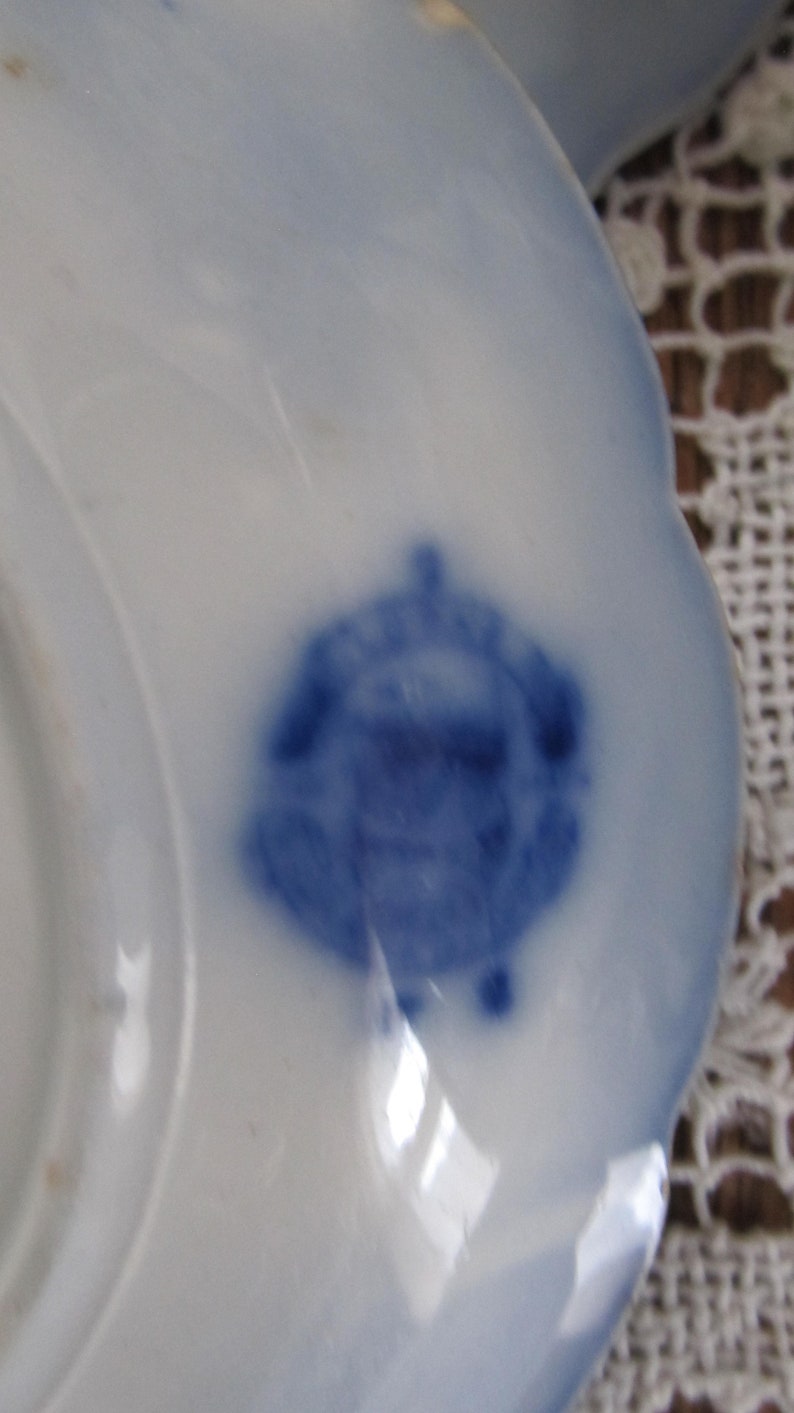 Lorne Grindley Flow Blue Replacement China Serving Platter Shamrock ...