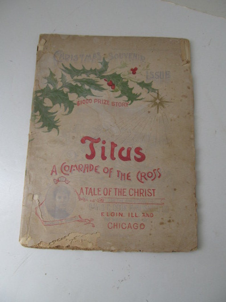 1894 Titus Comrade of the Cross A Tale of Christ Antique Book - Etsy